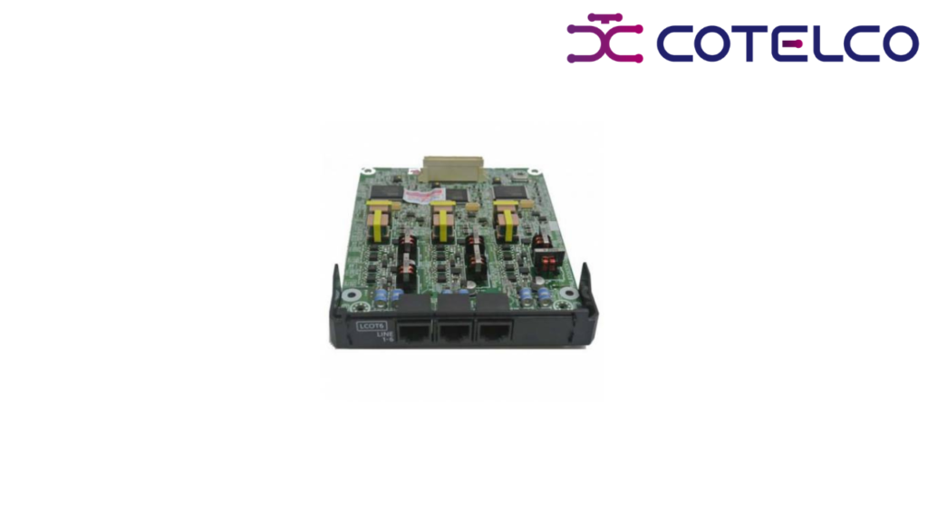 6-PORT ANALOGUE TRUNK CARD LCOT6 PANASONIC – Cotelco